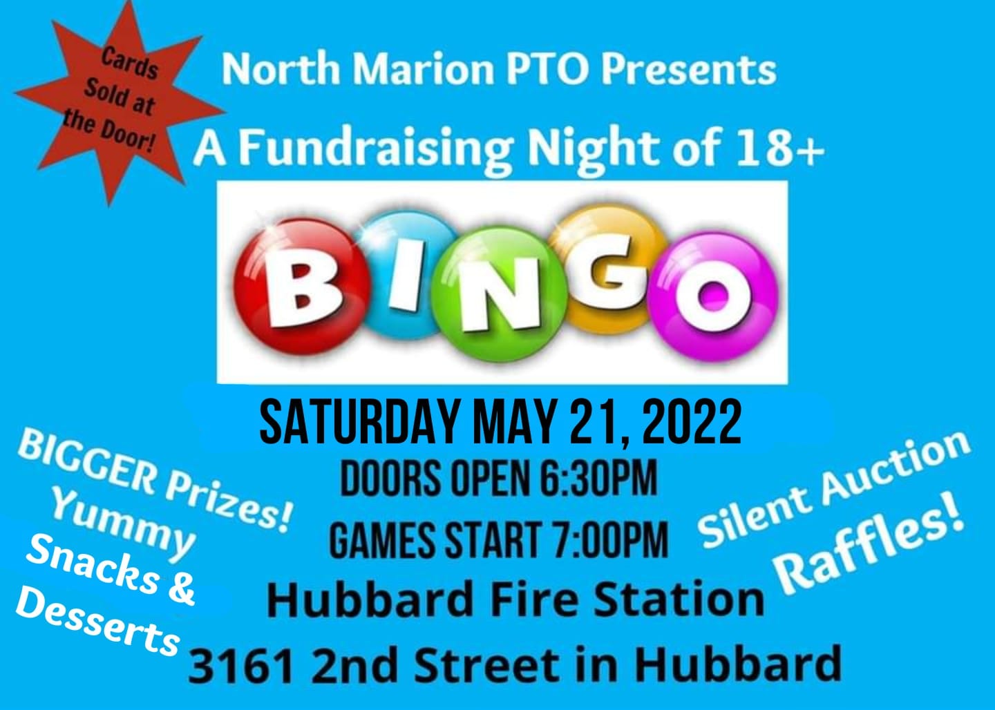 Bingo Night and Silent Auction! | North Marion School District OR